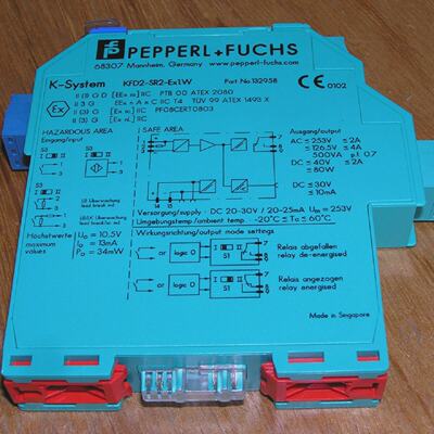 Unused  PepperlFuchs KFD2SR2Ex1.W 132958 Switch Amplifier wi