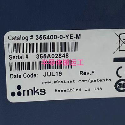 议价--MKS真空计，型号355400-0-YE-M，美国原装进口。