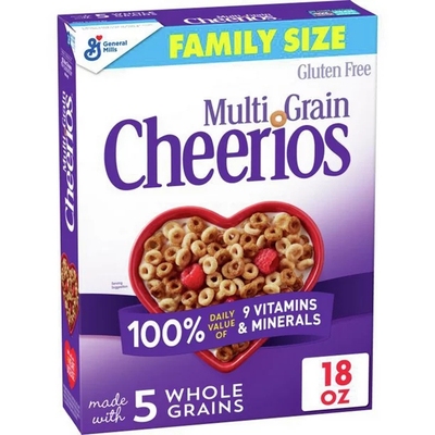 美国通用磨坊麦片谷物燕麦圈General Mills Multi Grain Cheerios
