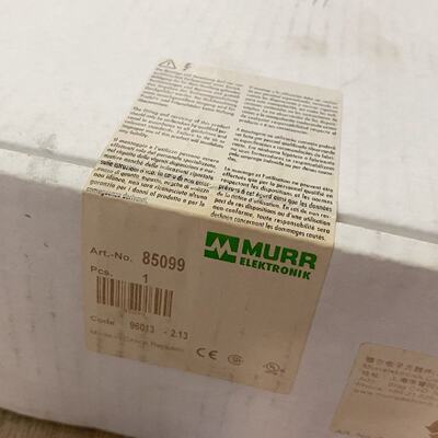 MURR穆尔三相电源 85099全新原装进口，24-28vD-议价063