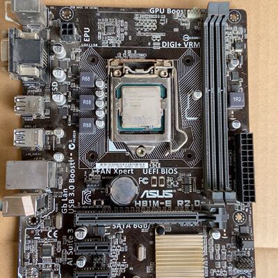 华硕电脑主板H81M-E英特尔CPU G3220议价