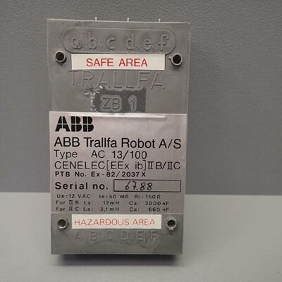 AC13100  ABB  AC13100  ABB Flexible Automation EX  822037X U