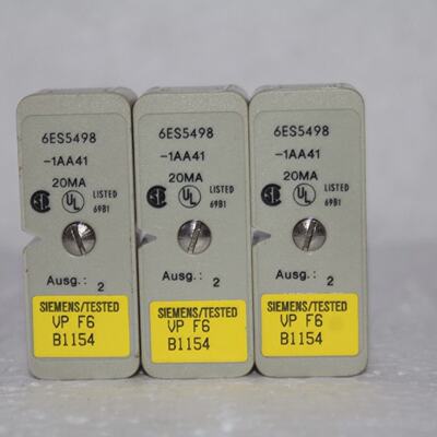 Lot of 3 Siemens 6ES54981AA41 SIMATIC S5 Measuring Range Mod