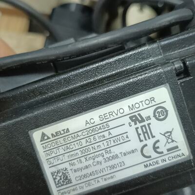 议价Delta B2 400W Servo Motor With Or Without Brakes Has Bea