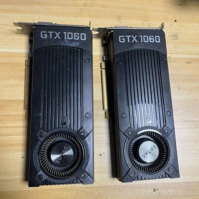 索泰GTX10606G公版显卡拆机3片-议价