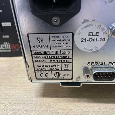 询价-VARIAN 9297014M002 Dual Ion Pu