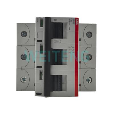 供应ABB S803S-C80 空气开关三相50KA高分断型 2CCS863001R0804