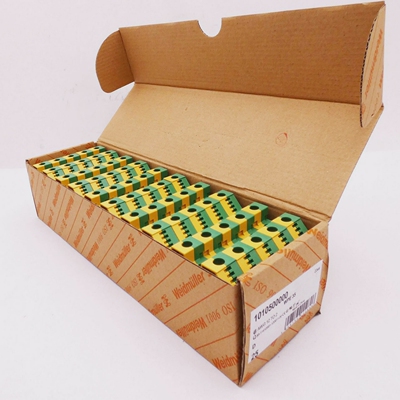 10xWeidmllerWPE35101500000Schutzleiter-Reihenklemme-