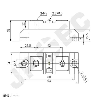 H3150ZJGX-1975F120A/150A单相直流控交流固态继电器上海奇亿