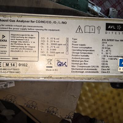 AVL DiTEST Gas 1000 BL 排气分析—议价