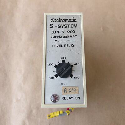 ELECTROMATIC SSYSTEM SJ155220 LEVEL RELAY SJ155220