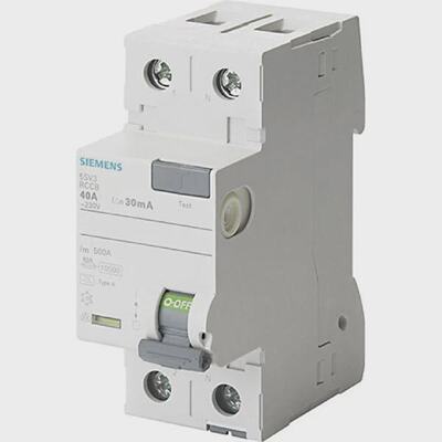 Interruptor De Proteccin Fi Siemens 5SV33446KL RCCB A 4 Pine