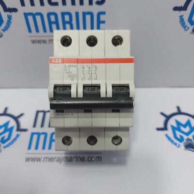 ABB S203M C1 Miniature Circuit Breaker 400V 277480Vac