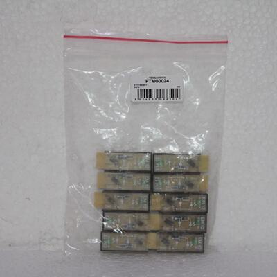 Lot of 10 Schrack PTMG0024 EM12 LED Module 624VDC Green 2141