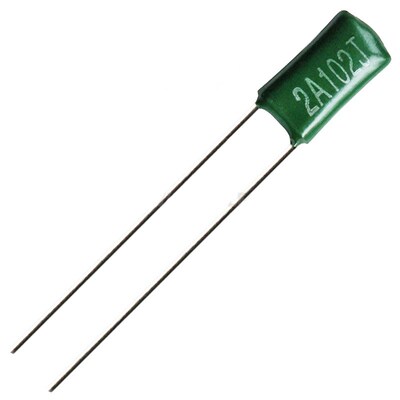 直插涤纶电容 2A102/222/332/682 1NF 2.2NF 3300PF 6800PF 100V