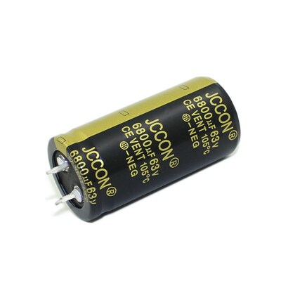 63v6800uf 63v JCCON黑金 音响功放滤波电容 25x50