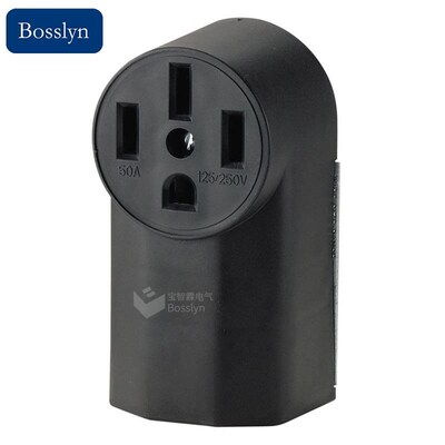 NEMA 14-50R美标房车插座 美式50A工业插座 大功率美国明装插座