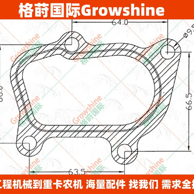 爆破钻孔机配件供应GARRETT  GT15增压器垫片