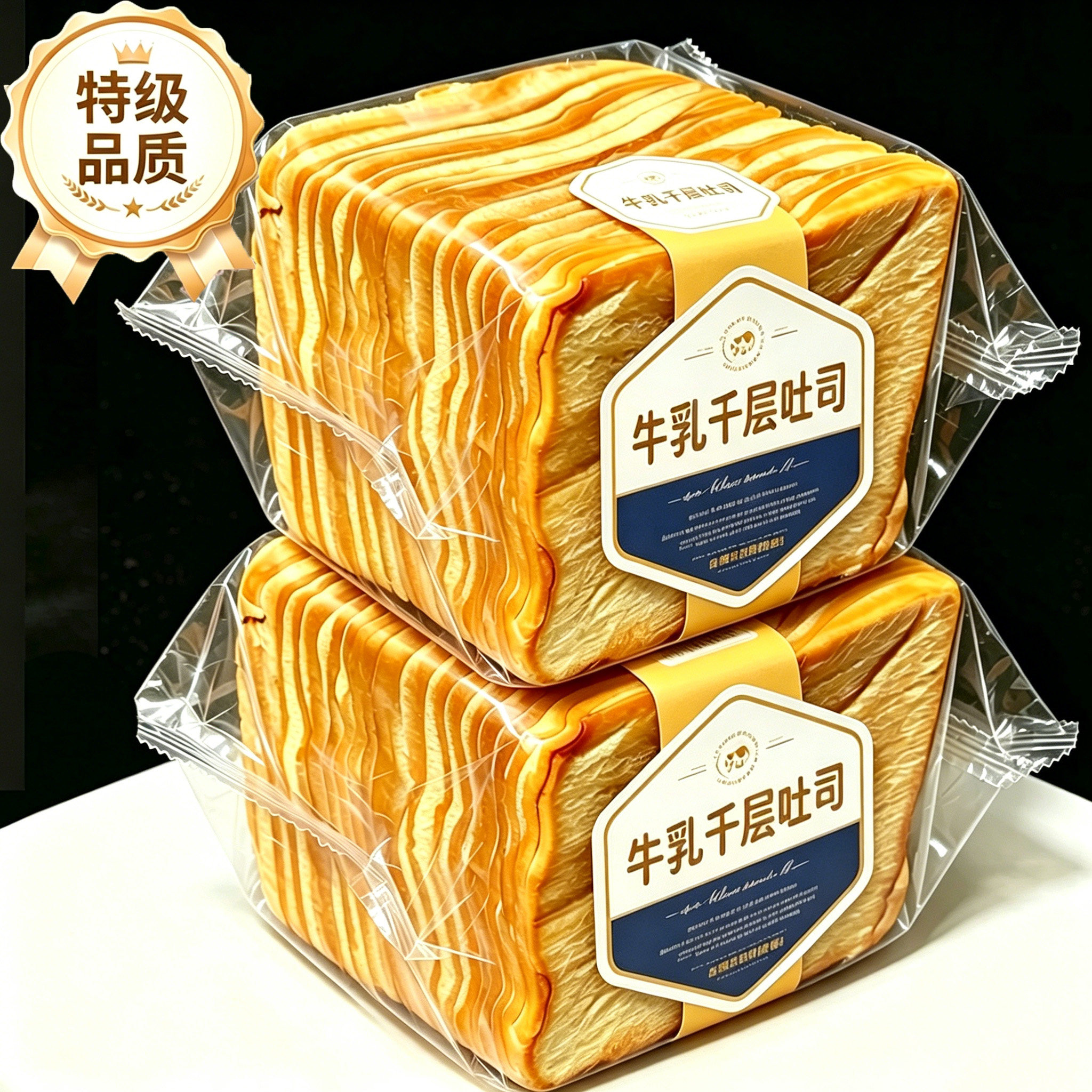 【会员超市同款】牛乳千层吐司糕点手撕面包代餐奶香营养健康早餐