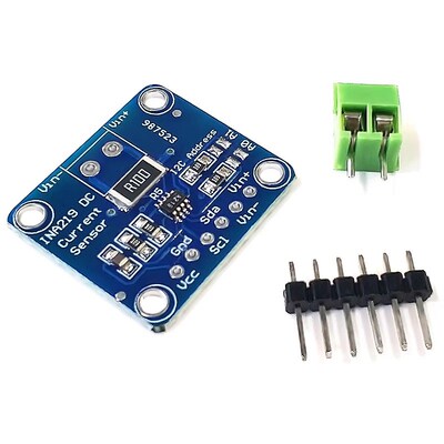 MCU-219 INA219 I2C 接口零漂移 双向电流/电源监控传感器模块