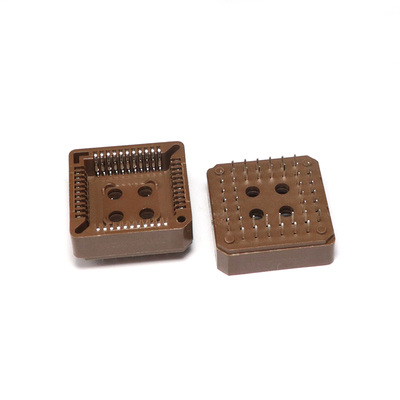 IC芯片底座 测试座PLCC32 PLCC44/52/68/84  方形四面座 直插贴片