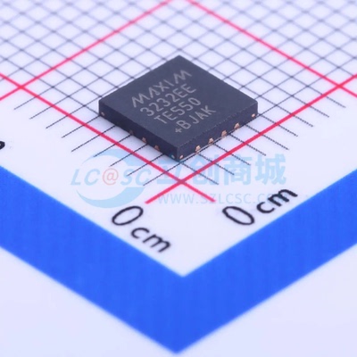 RS232芯片 MAX3232EETE+ TQFN-16-EP(5x5) 收发器
