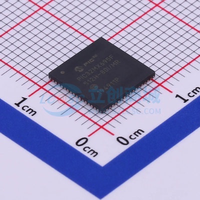 单片机芯片 PIC32MX695F512H-80I/MR QFN-64-EP(9x9) 512KB 80MHz