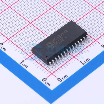 模数转换芯片ADC AD7829BRZ SOIC-28-300mil 原装