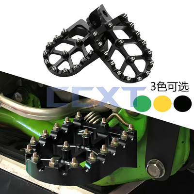 CNC脚踏板适用川崎 KX65 KX80 KX85 KX100 KX112 KLX140 KLX140L