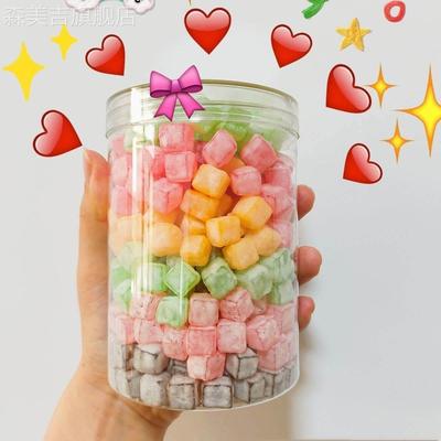 酸妞软糖乐潮二代酸妞罐装网红解馋酸皮豆儿童酸妞妞软糖混合