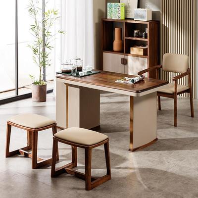 茶桌椅组合实木书桌现代简约茶餐一体式多功能轻奢家用阳台泡茶台
