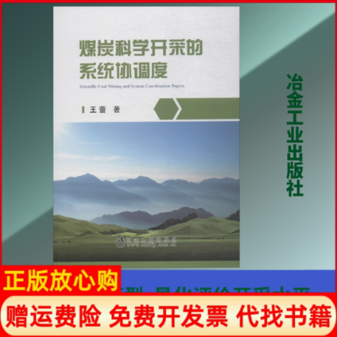 正版书】煤炭科学开采的系统协调度王蕾著冶金工业出版社9787502479732