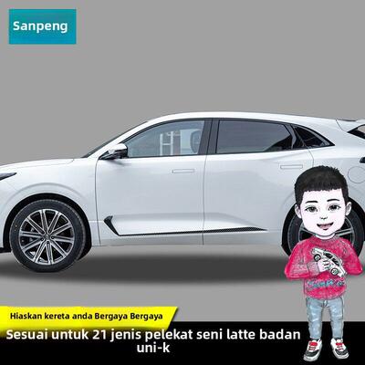 专用长安uni-k门边贴装饰条车身侧裙拉花贴纸改装unik车门个性贴