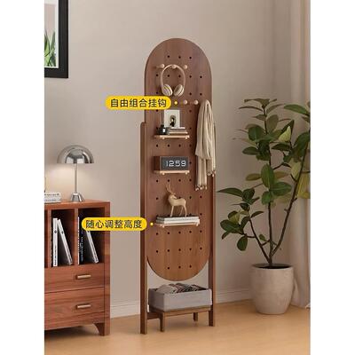 洞镜7570洞板穿衣镜可移动架身全镜旋转落地镜家用卧室挂衣一体试