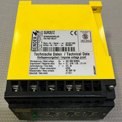 BENDER安全继电器SUR357Z询价