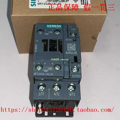 3RT2026-2DB403RT2026-2DB44-3MA0西门子接触器线圈电压24Vdc