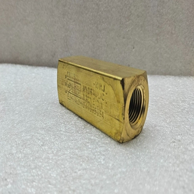 ParkerC800BBrassHydraulicCheckValve2000Psi138BARMa