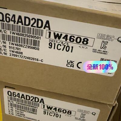 全新未封MELSEC-Q系列Q64AD2DA模块议价