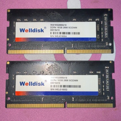 议价Welldisk威捷科DDR416GB2666笔议价