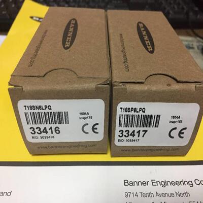 配件T18SP6LPQ 邦纳传感器 光电开关 T18SN6LPQ 现货详询议价