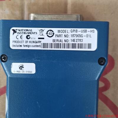拍前NI USB-GPIB-HS卡USB转GPIB卡 现产品