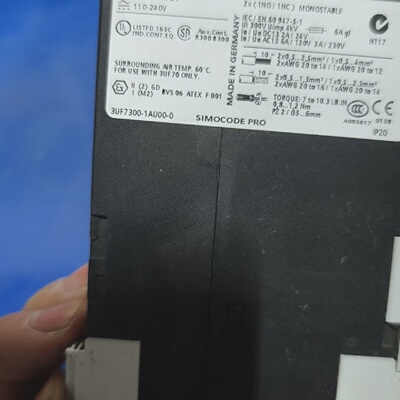 议价3Uf73001Au000 Simocode Pr适用