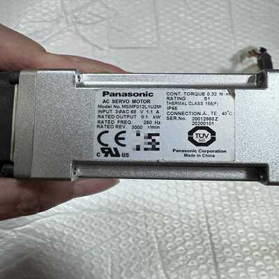 松下A6伺服电机MSMF012L1U2M，100W功率，3相--议价商品