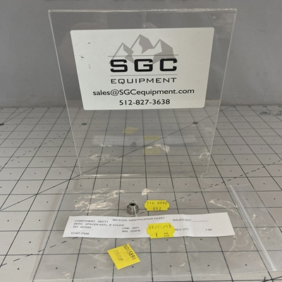 MSCSpacer-SSTL,8英寸ChuckPN:280771