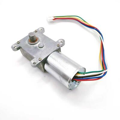 BL2838无刷涡轮涡杆减速电机DC12V 20转内置驱动 PWM调速可正反转