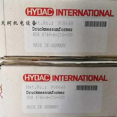 配件全新HYDAC贺德克压力传感器HDA4746-A-250-000继电器原装议价