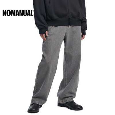 NOMANUAL美式复古牛仔裤