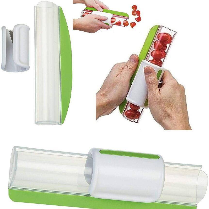 家用西红柿小番茄切块器圣女果樱桃切片器厨房沙拉水果分割切半器