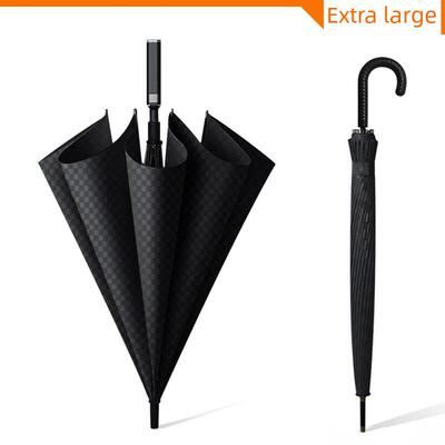 大雨专用伞长柄男子放大强化加厚抗风自动大双家用伞定制标志
