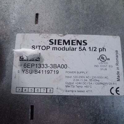 询价*电源6EP13333BA00功能正常一口